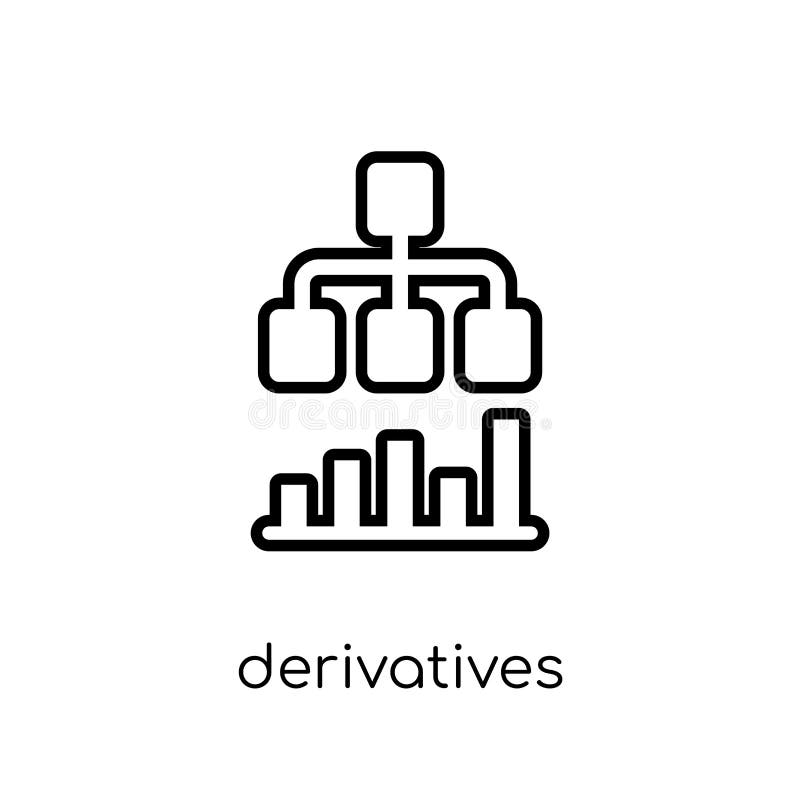 Derivatives Icon. Trendy Modern Flat Linear Vector Derivatives I Stock ...