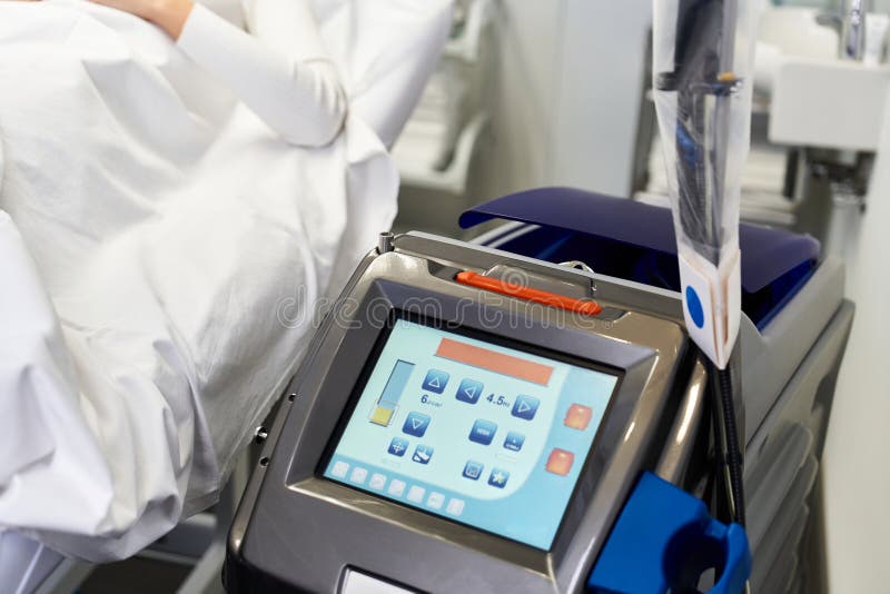 Transforming Beauty with Innovative Laser Epilation Stock Photo - Image ...