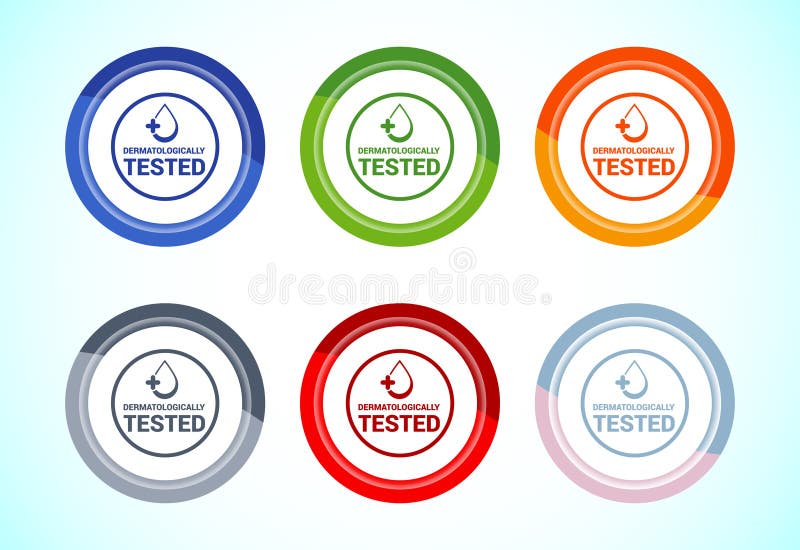 Dermatologically Tested Icon, Dermatology Test and Dermatologist Clinic ...