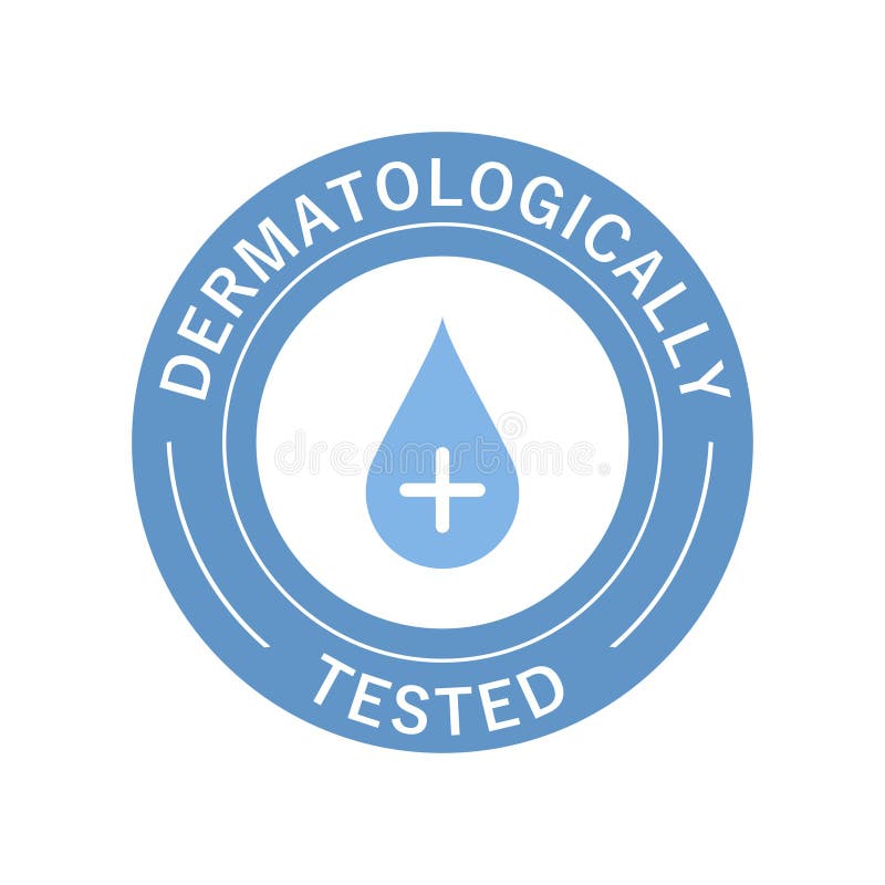 Dermatologically Tested Icon. Organic Approved Sign. No Synthetic ...