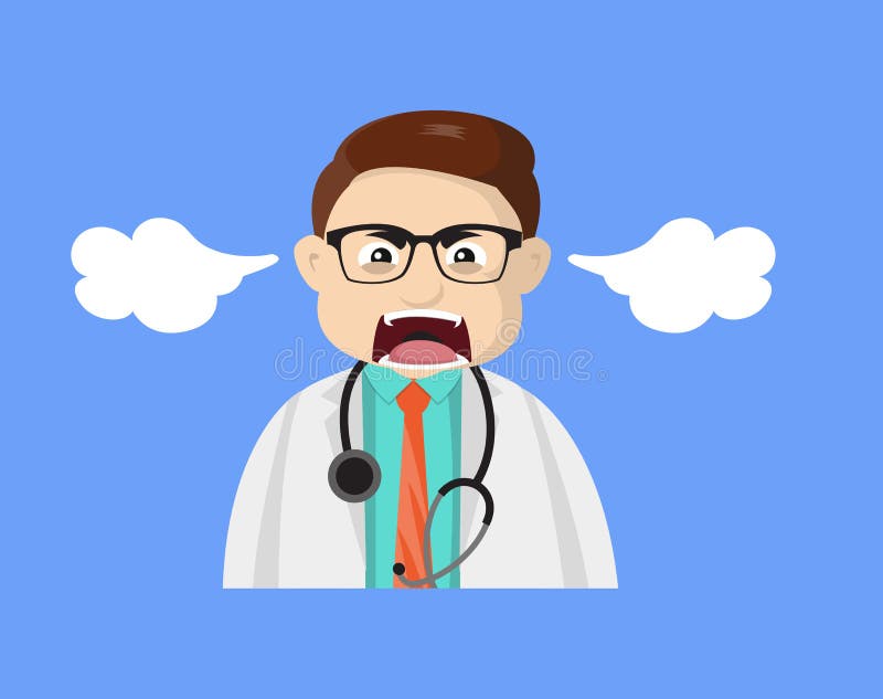 Mean Doctor Clipart