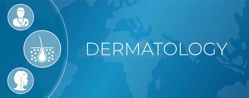 Dermatology Beauty and Healthcare Background Banner Stock Vector ...