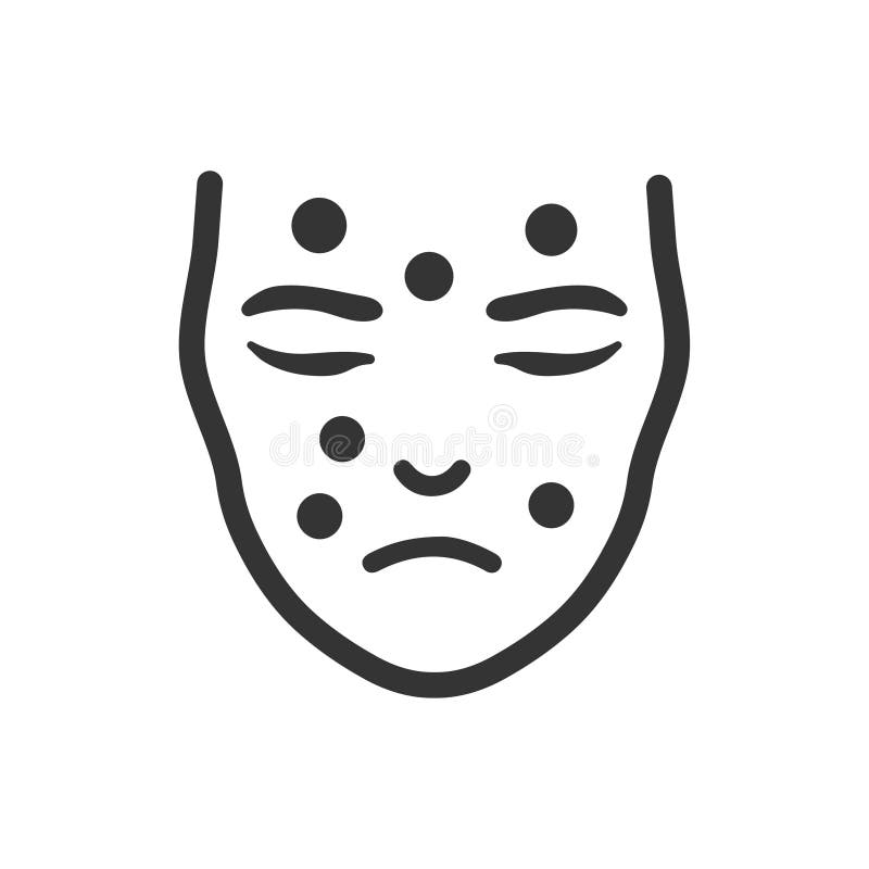 Dermatology icon set stock vector. Illustration of face - 191528146