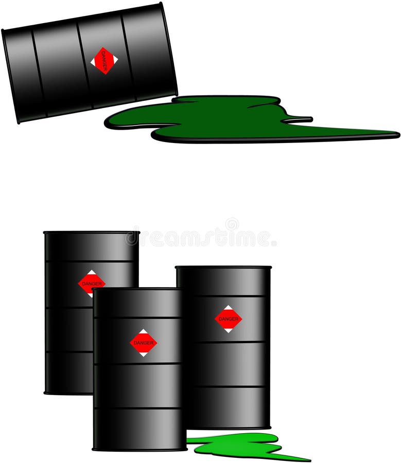 Derramamiento Químico Tóxico Stock de ilustración - Ilustración de ...