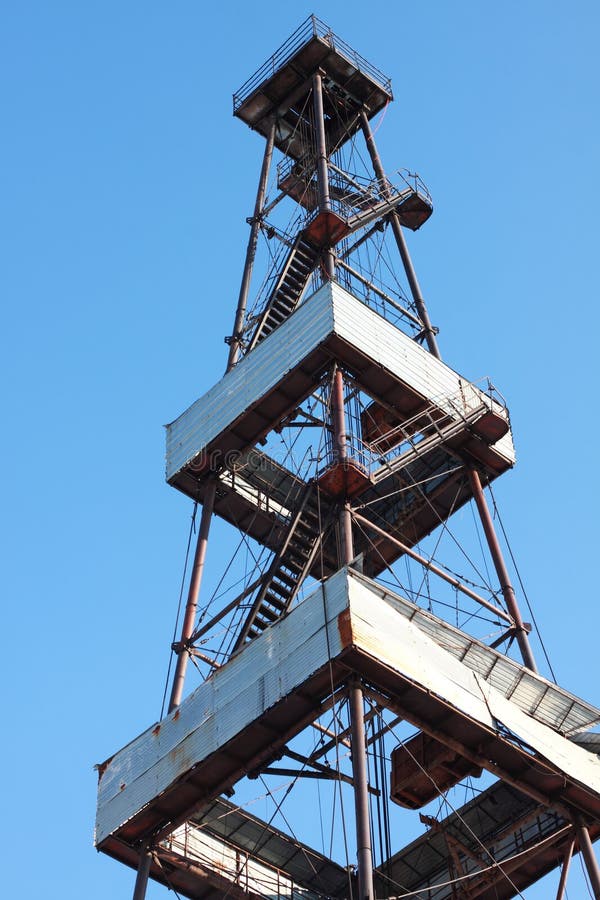 Old Oil Derrick stock image. Image of tower, high, discovery - 280851