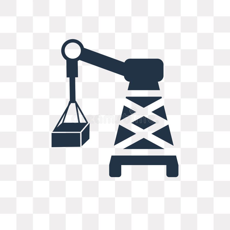 Derrick Transparent Icon. Derrick Symbol Design from Industry Co Stock ...