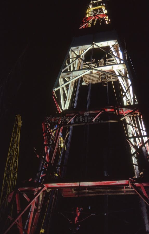 Offshore Drilling Derrick stock image. Image of structure - 3125301