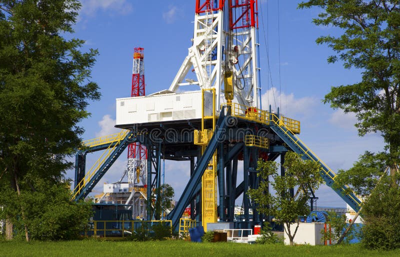 Offshore Oil Rig Operator stock photo. Image of crude - 29845704