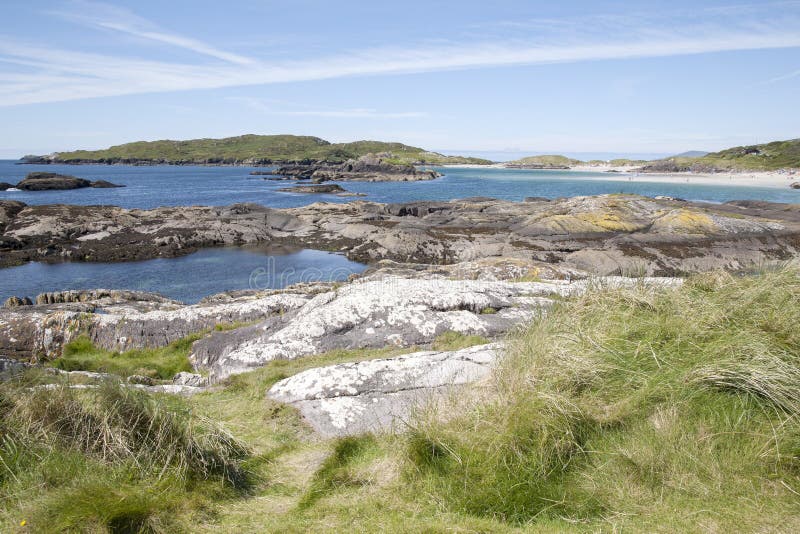 Derrymore Bay Beach; Waterville Stock Photo - Image of ireland, ocean ...