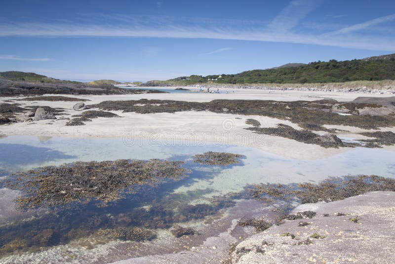 Derrymore Bay Beach; Waterville; County Kerry Stock Image - Image of ...