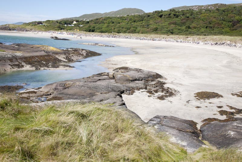 Derrymore Bay Beach; Waterville; County Kerry Stock Image - Image of ...