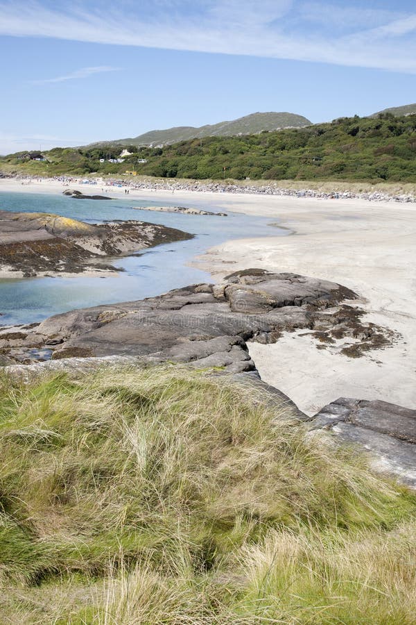 Derrymore Bay Beach; Waterville Stock Image - Image of waterville ...