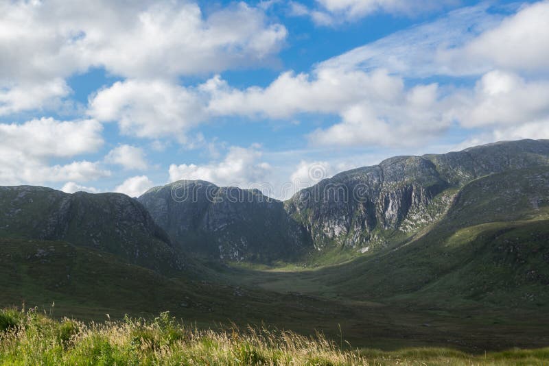 Derryveagh mountains. stock photo. Image of donegal, countryside - 20486982