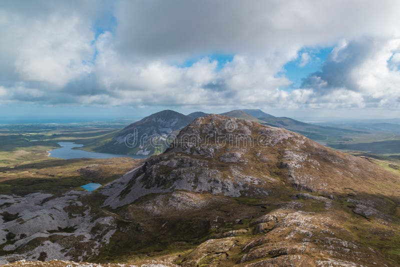 Derryveagh mountains. stock photo. Image of donegal, countryside - 20486982