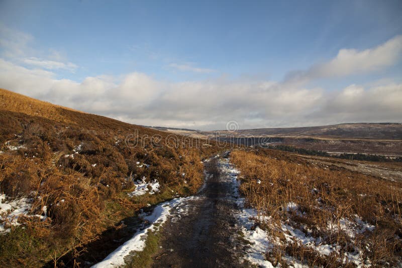 Derwent Edge Panorama stock image. Image of bracken, england - 62691581
