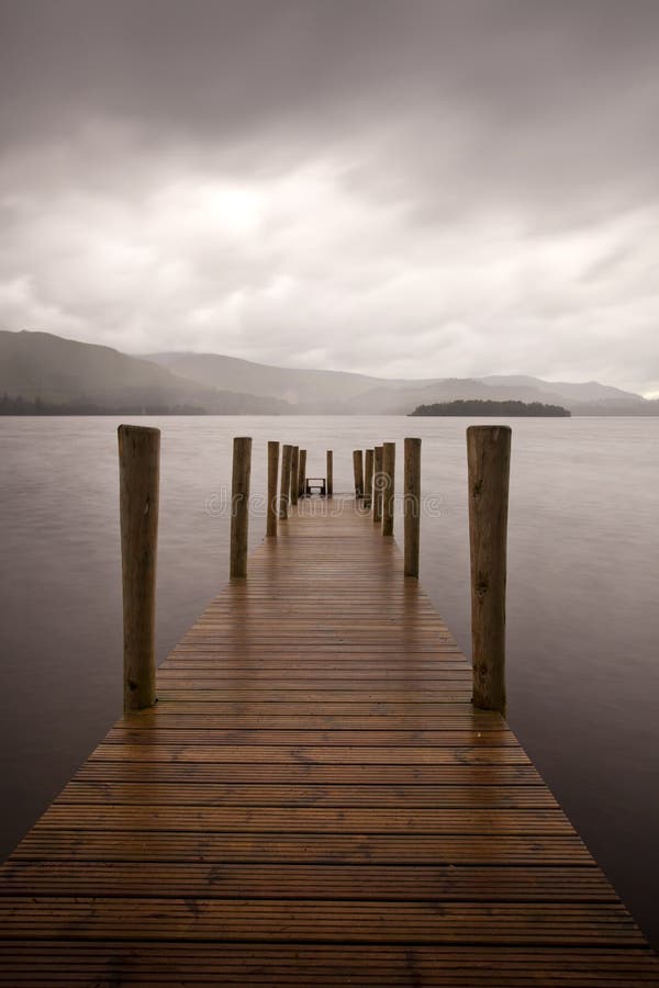 Derwent jetty stock image. Image of nature, water, wooden - 25538467