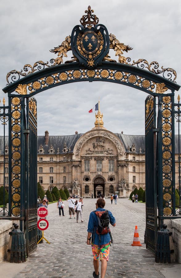 DES Invalides París Francia Del Hotel Foto de archivo editorial ...