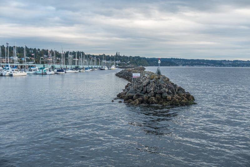 Des Moines Marina stock photo. Image of boats, northwest - 59799494