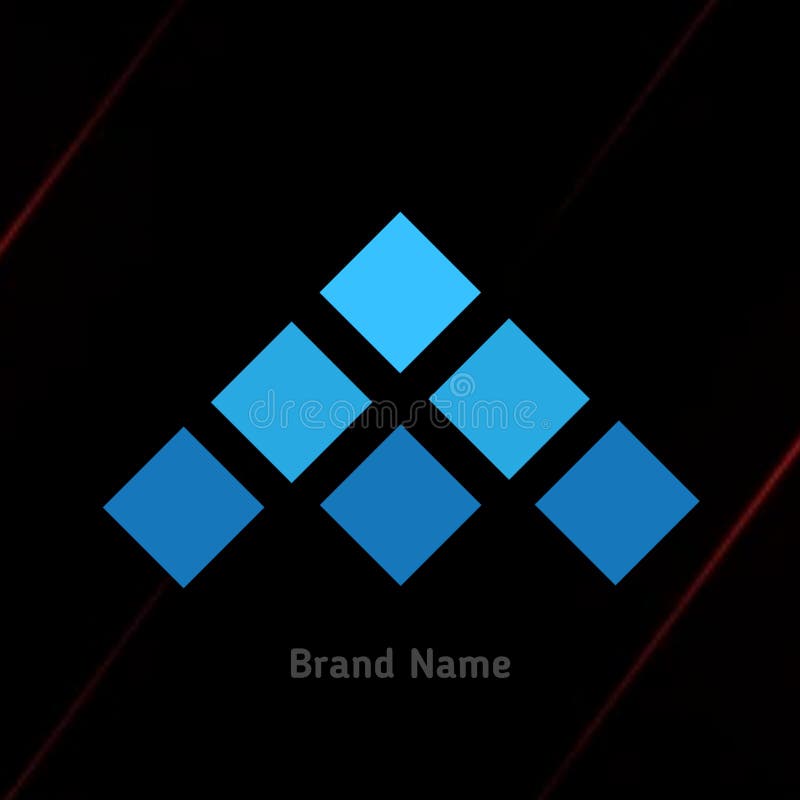 Desain logo geometry stock illustration. Illustration of color - 266946091