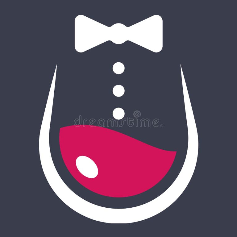 Digsen logo pesta wine bar stock illustration. Illustration of pesta ...