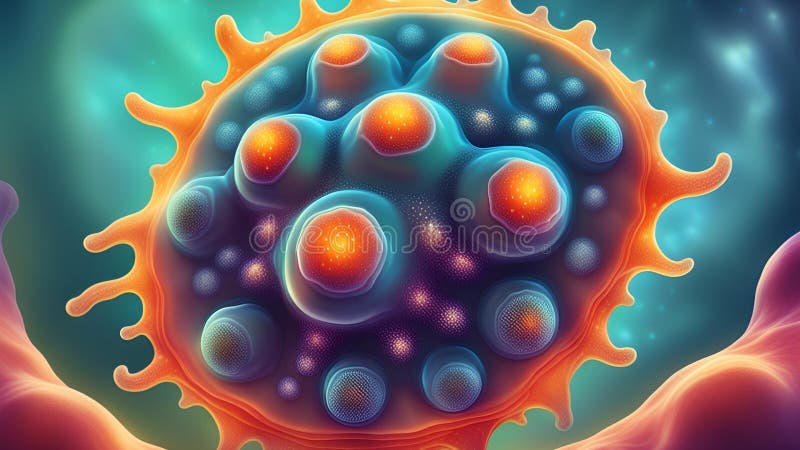 Illustration Microbial Protozoa the Wonderfull Size 4K Stock Image ...