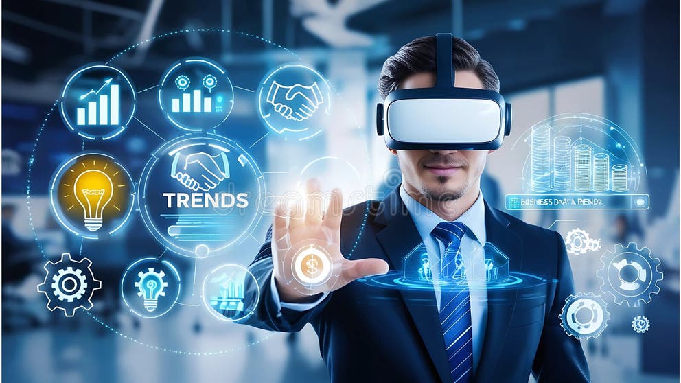 Future Business, Technology, Internet and Network Concept Trends Stock ...