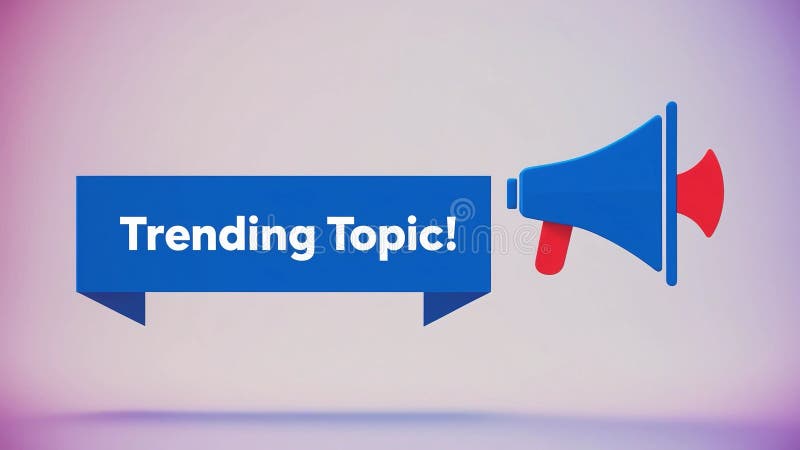 Latest Buzz: What S Trending Right Now! Stock Illustration ...