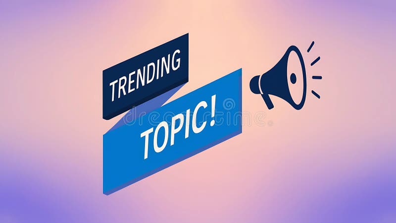Latest Buzz: What S Trending Right Now! Stock Illustration ...