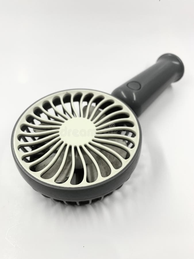 Sleek Portable Handheld Fan with Modern Design Stock Image - Image of ...