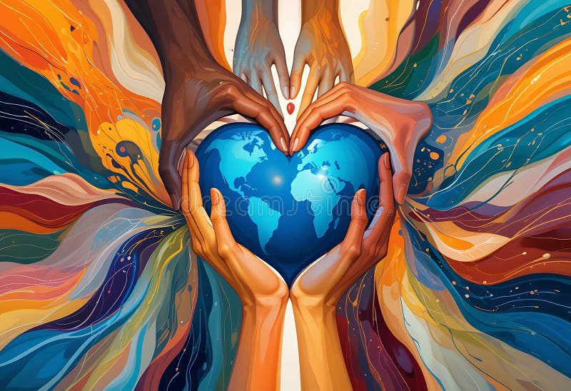 International Cooperation: Working Together for a Better Future. Image ...