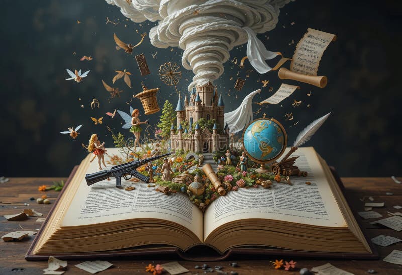 World Book Day: Explore Diverse Worlds through Literature. a 3D ...