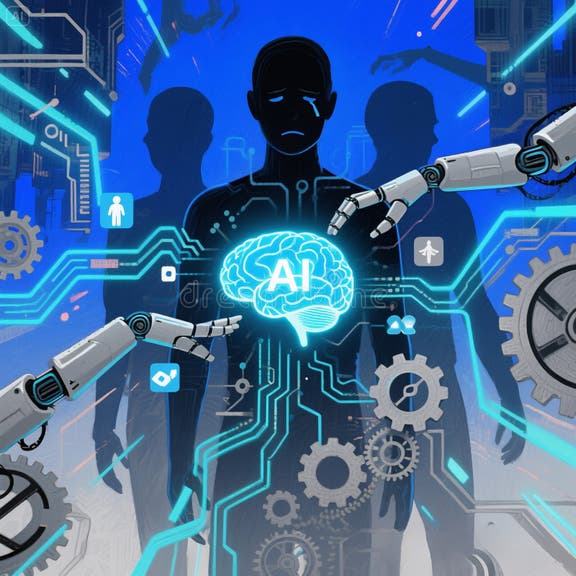 AI Generated: Visualizing the Potential of Artificial Intelligence Replacing Human Tasks ...