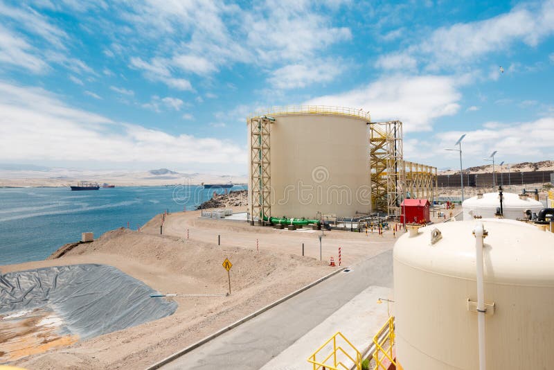 Desalination Plant in Chile Stock Photo - Image of nautical, chilean ...