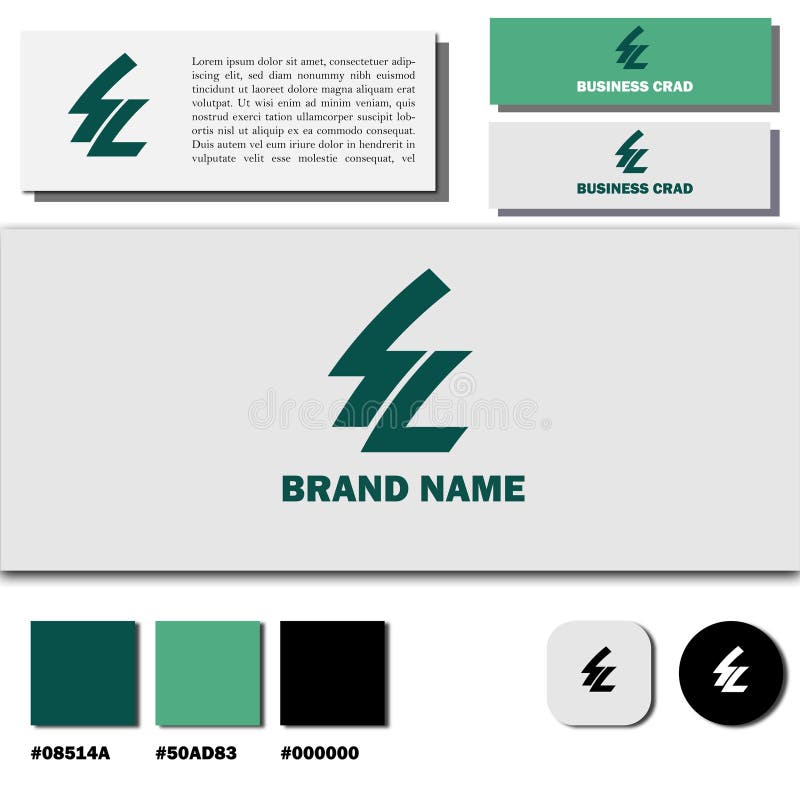 Clean and Versatile Logo Designs for Modern Brands Stock Illustration ...