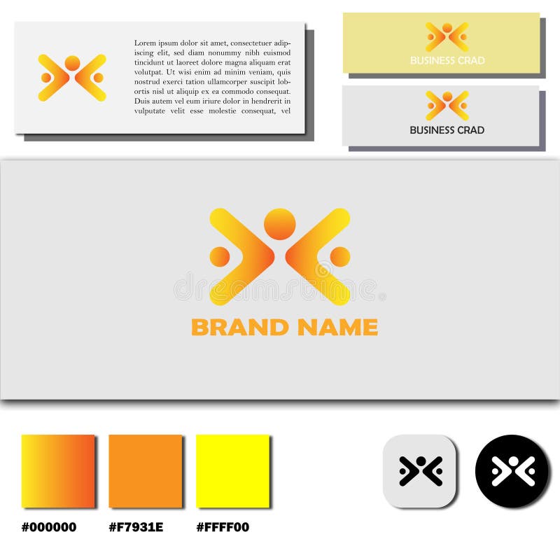 Clean and Versatile Logo Designs for Modern Brands Stock Illustration ...