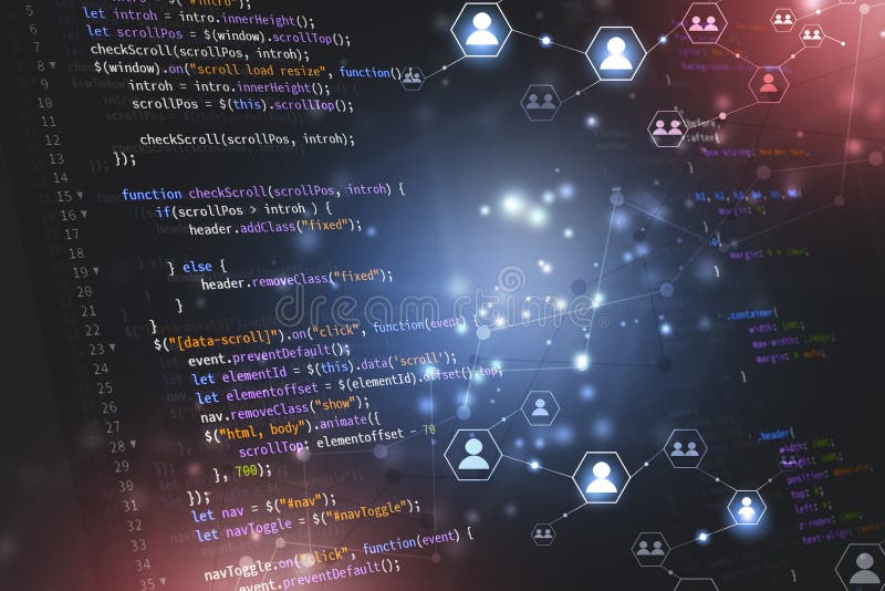 Desarrollo De Interfaz Javascript Foto de archivo - Imagen de ...