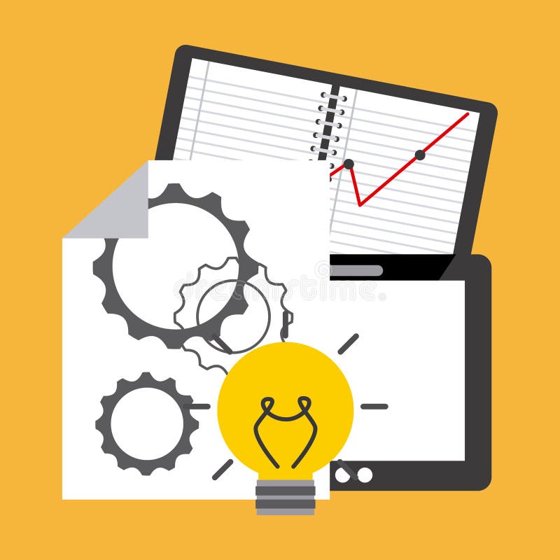 Desarrollo de programas ilustración del vector. Ilustración de proceso ...