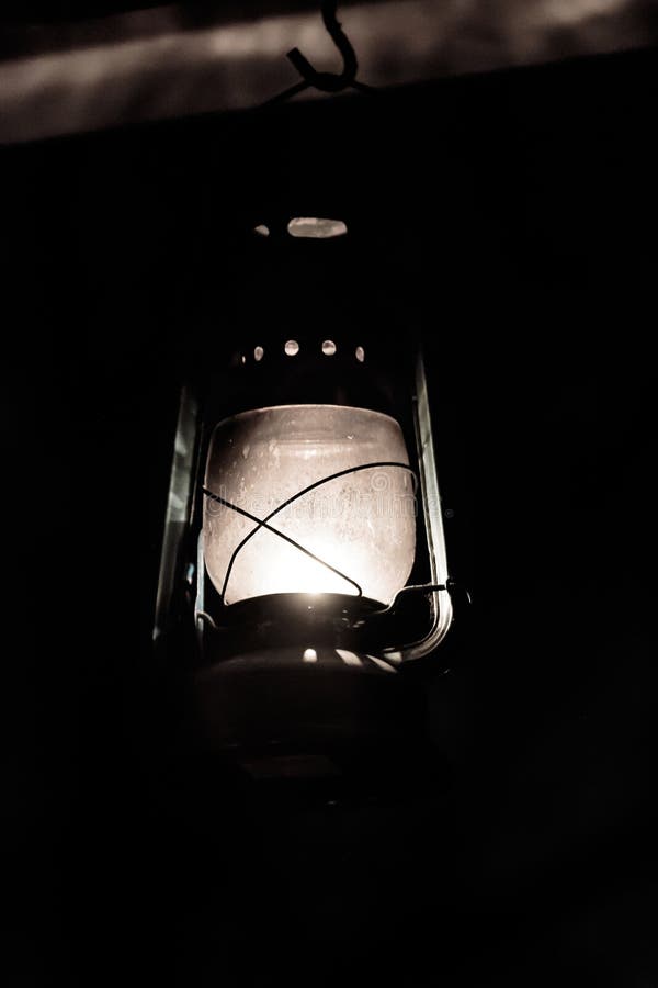 Desaturated Lantern Glowing Stock Photo - Image of light, metal: 82997598