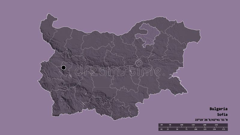 Location of Razgrad, Province of Bulgaria,. Administrative Stock ...