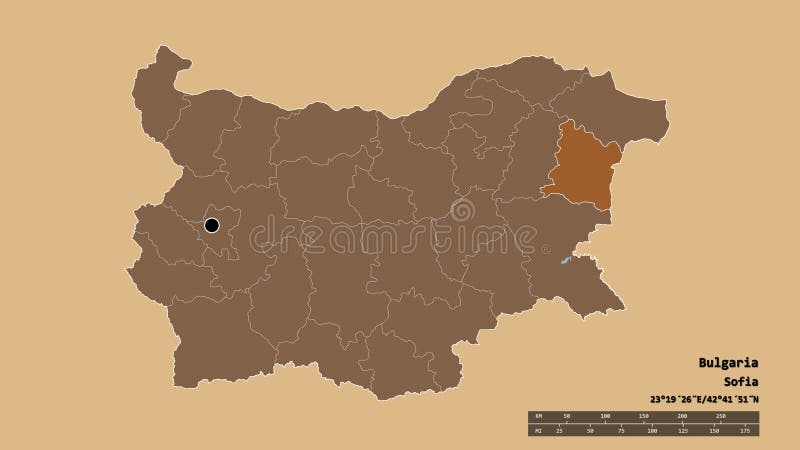 Location Map of Varna Province Stock Vector - Illustration of provinces ...