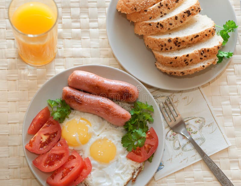 Desayuno americano foto de archivo. Imagen de culinario - 32680098