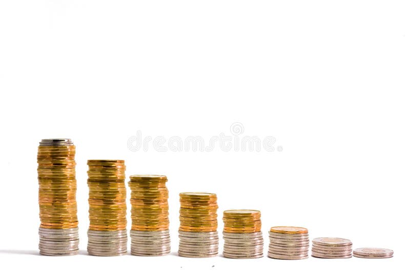 Descending money graph stock photo. Image of dollar, decending - 8419900