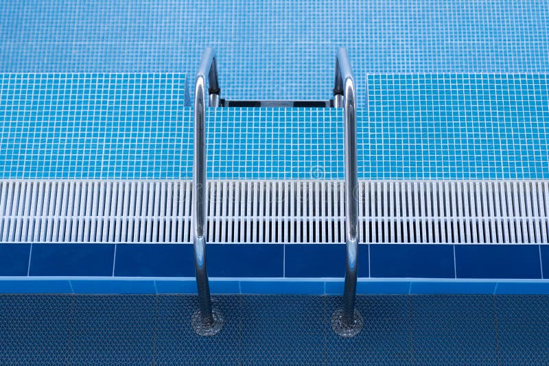 Descent To a Large Swimming Pool Stock Image - Image of water, tropical ...