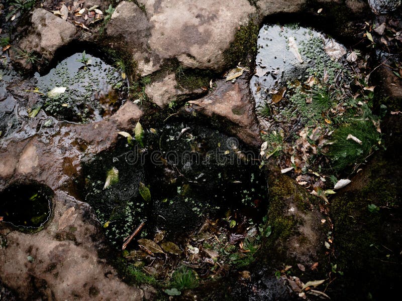 Descent of the Water in the Kaiate Falls Stock Image - Image of rock ...
