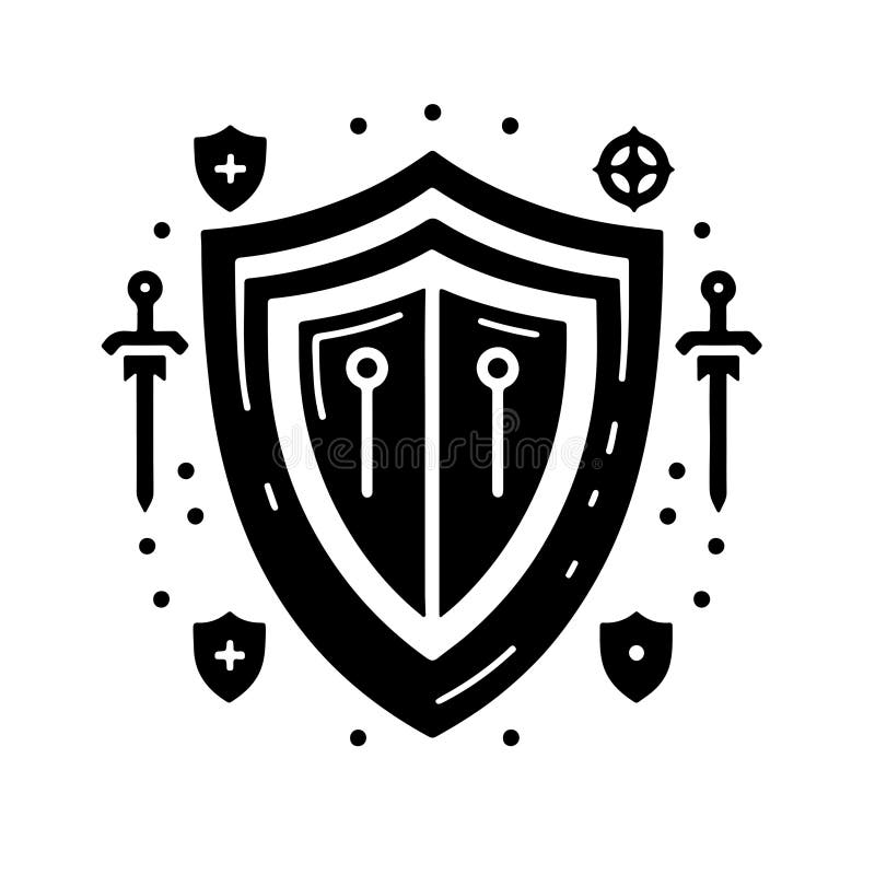 The Art of Designing an Iconic Shield Stock Vector - Illustration of ...