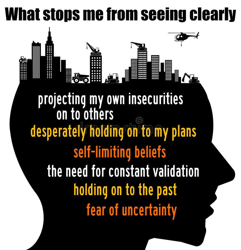 Seeing clearly stock illustration. Illustration of mental - 242017805