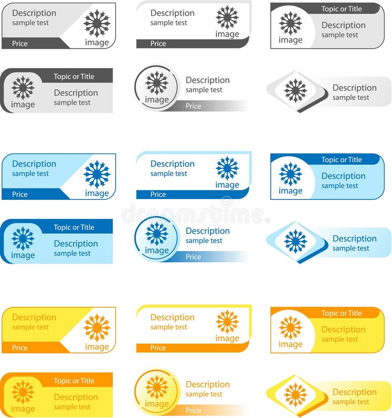 Description Boxes Stock Illustrations – 436 Description Boxes Stock ...