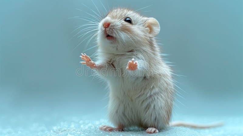 Curious Rodent Raising Paw Asking Water Stock Photos - Free & Royalty ...