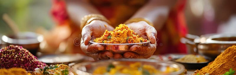 Celebrating Global Culinary Diversity: Close-Up of Chef S Hands Adorned ...