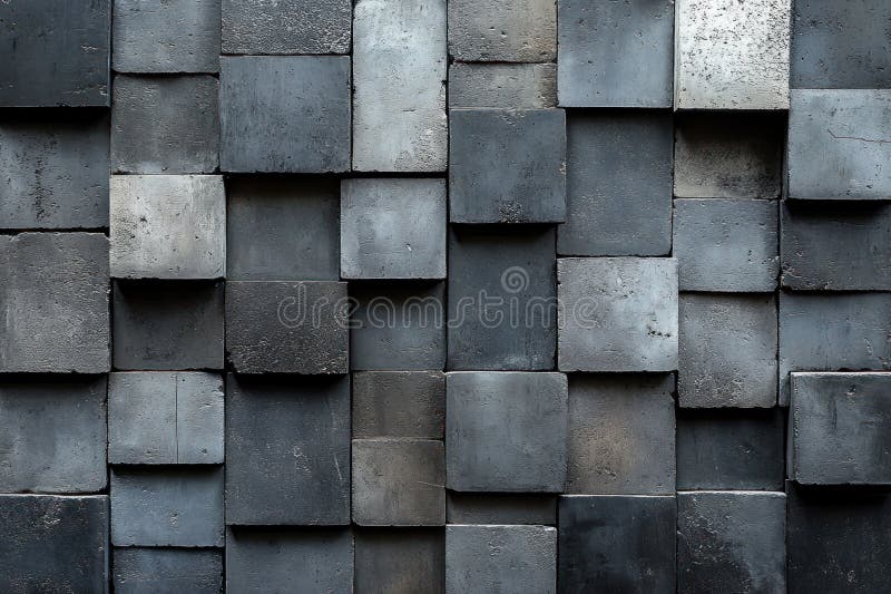 Vintage Gray Patchwork Stone Wall Texture Background Stock Illustration ...
